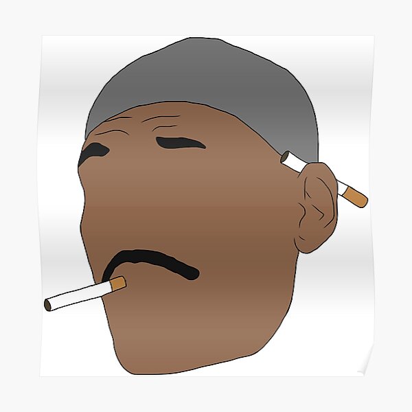 Poster « LeBron James Cigarette Meme », par RatTrapTees | Redbubble