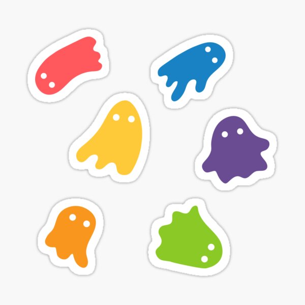 "Rainbow Pride Halloween Kawaii Ghosts" Sticker for Sale by Gay-Koala ...