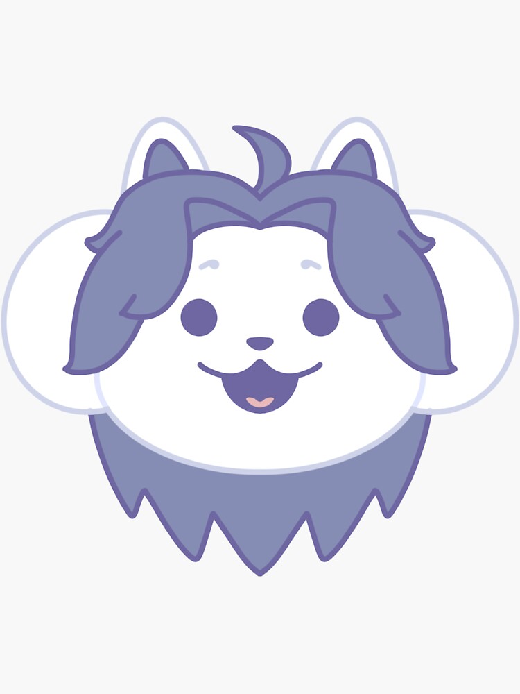 "Chibi Temmie" Sticker for Sale by ShortAndSad | Redbubble