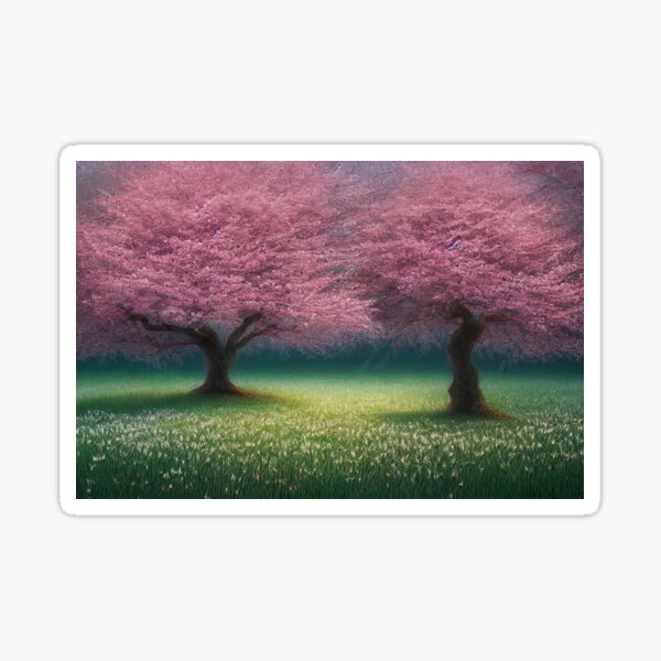 "Sakura Tree" Sticker for Sale by Dragons-Hoard | Redbubble