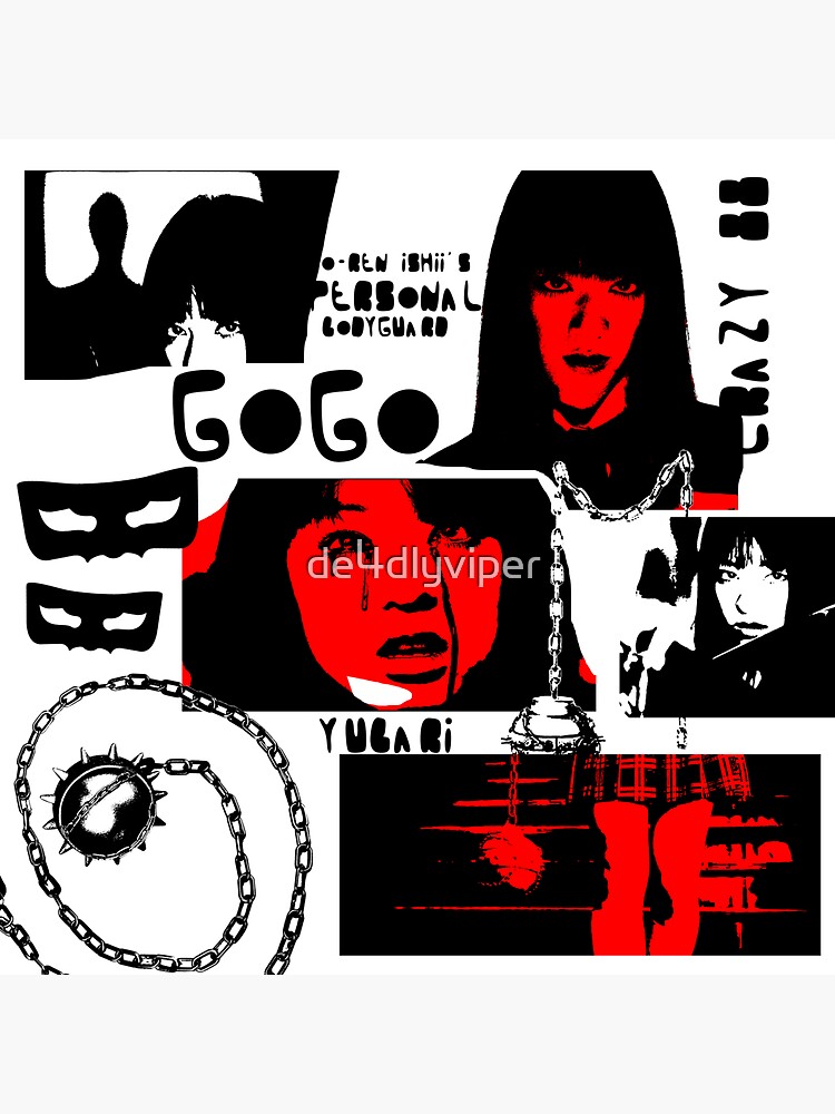 "gogo" Sticker for Sale by de4dlyviper | Redbubble