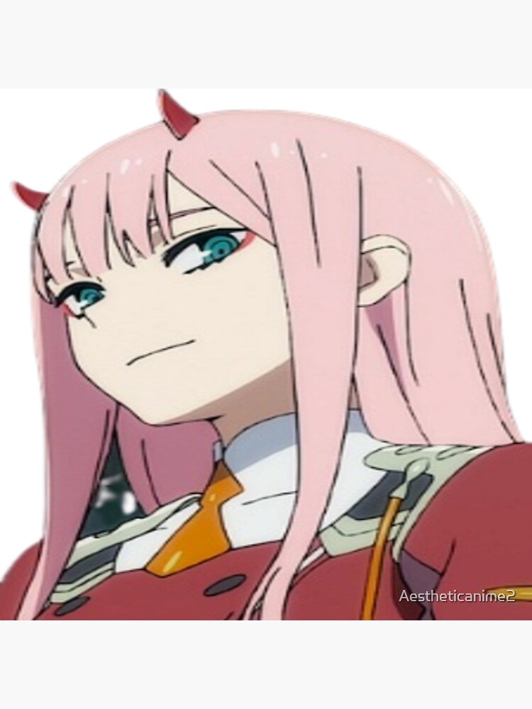 Zero Two Smile Poster For Sale By Aestheticanime2 Redbubble