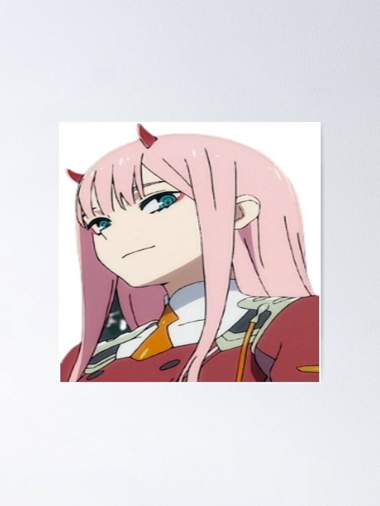 Zero Two Smile Poster For Sale By Aestheticanime2 Redbubble