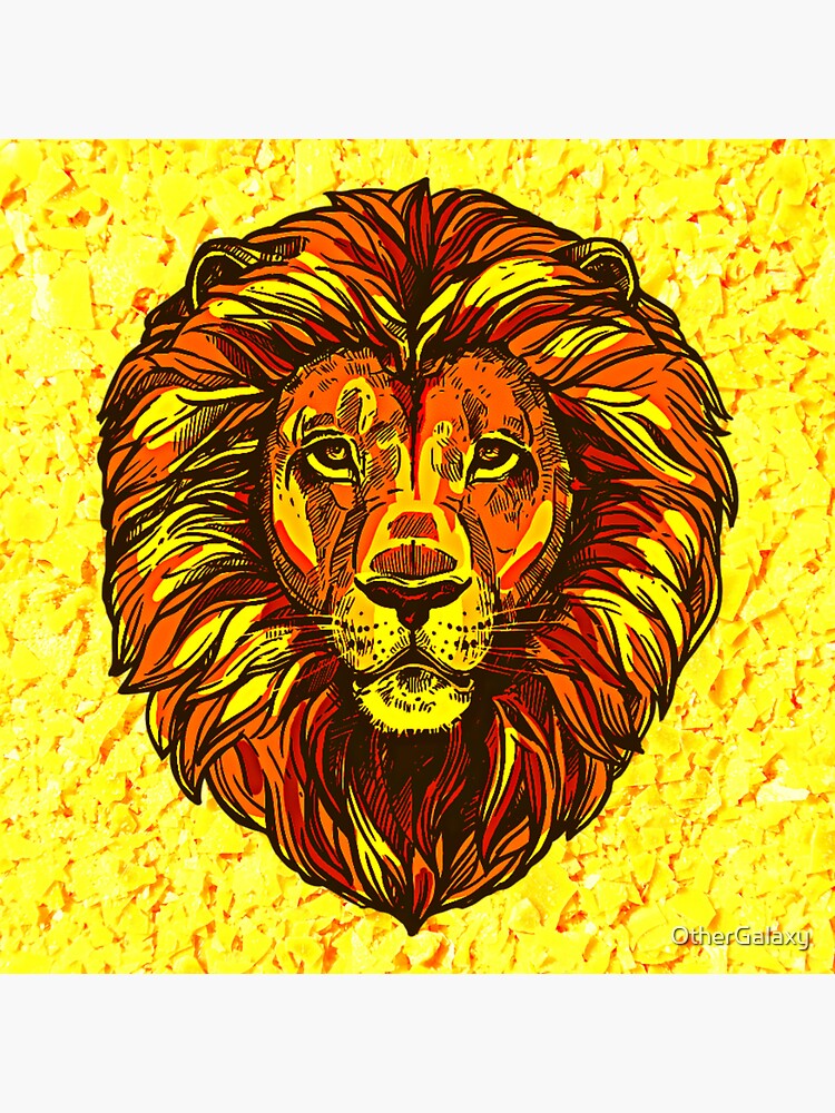 "Horoscope Birth-Sign Zodiac Bright Summer Leo" Sticker for Sale by ...