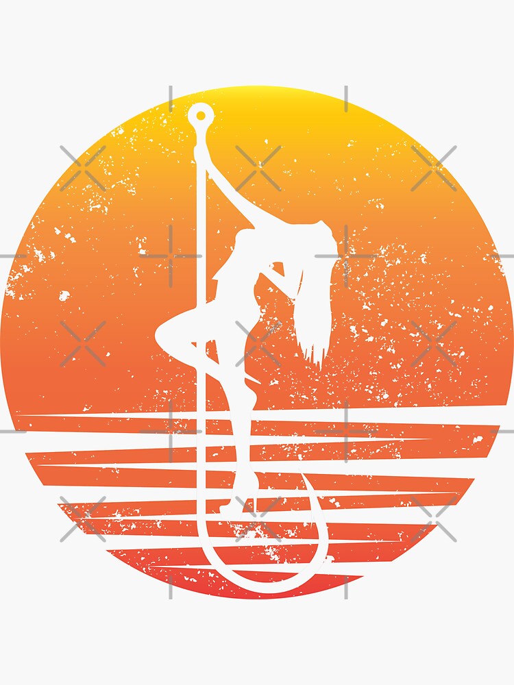 "Sexy Girl Dancing on Fishing Hook - Women Fishing " Sticker for Sale ...