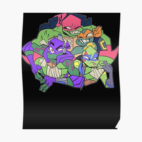 "ROTTMNT HUG Sticker" Poster for Sale by jasonrnold | Redbubble