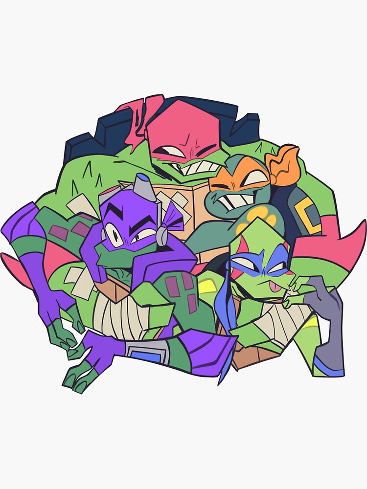 "ROTTMNT HUG Sticker" Sticker for Sale by jasonrnold | Redbubble