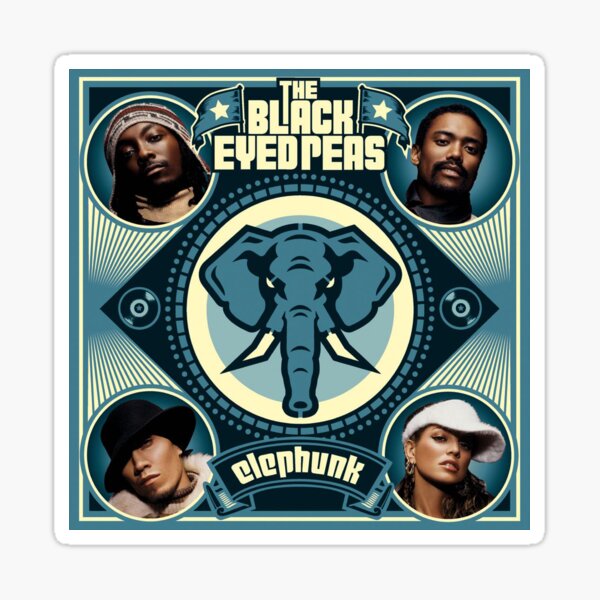"ELEPHUNK" Sticker for Sale by rexmullins4 | Redbubble