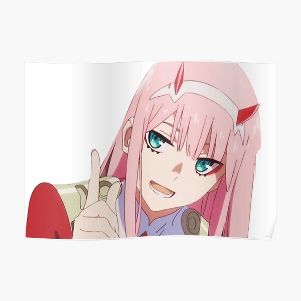 "Zero Two 02" Poster for Sale by Aestheticanime2 | Redbubble