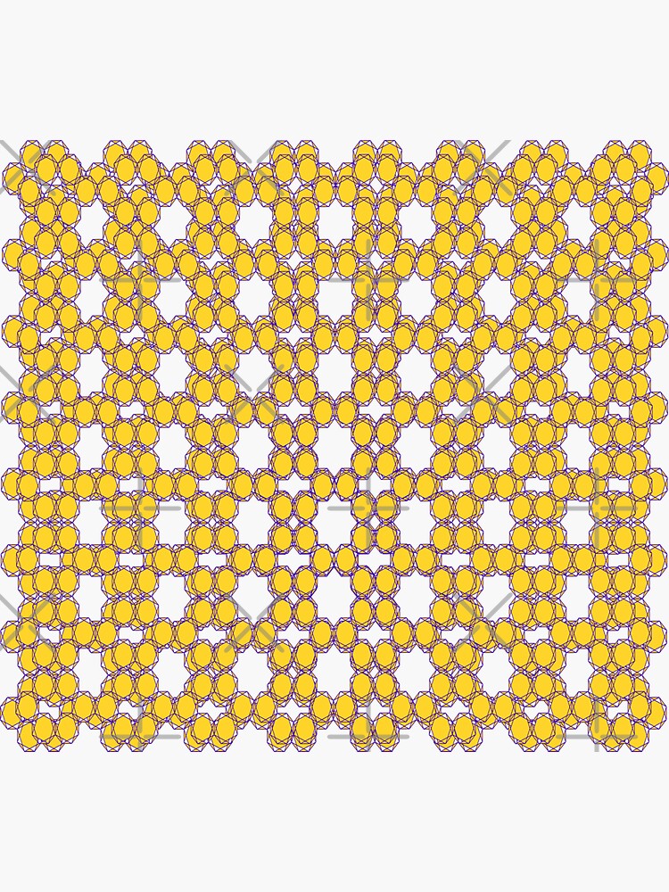 "Hexagon visual effect" Sticker for Sale by jaml-12 | Redbubble