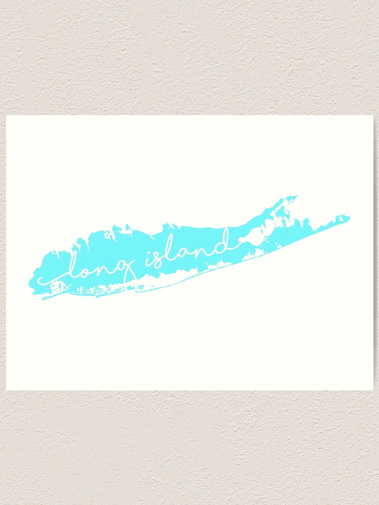 "Long Island Outline" Art Print by emilystp23 | Redbubble