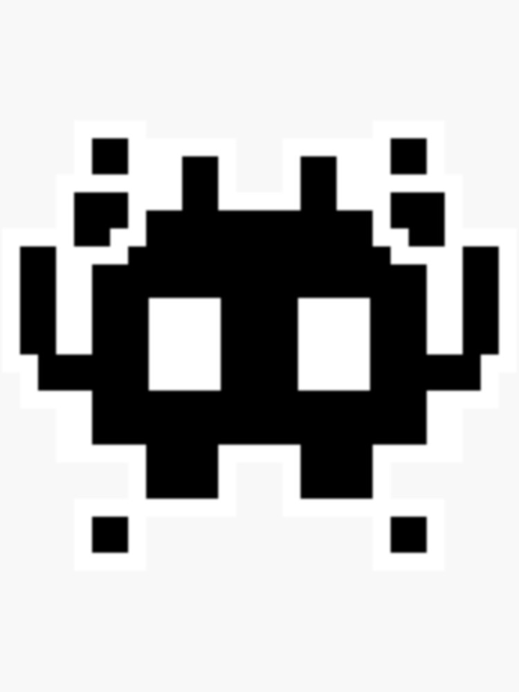 "virus pixel art.." Sticker for Sale by h7map | Redbubble