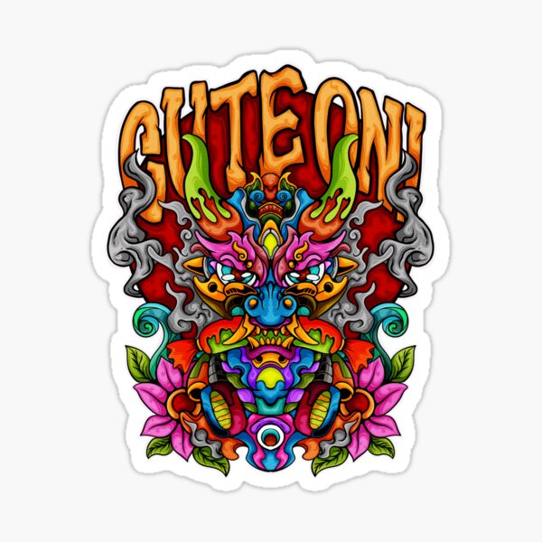 "cute oni" Sticker for Sale by koyung500Store | Redbubble