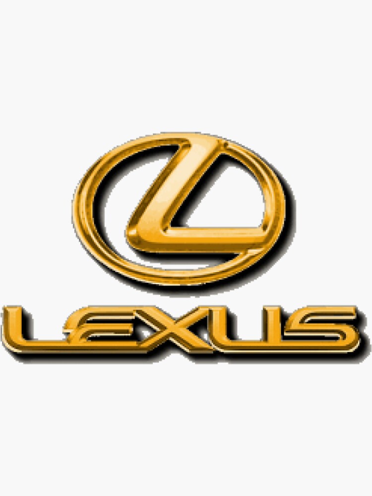 "Logo Lexus Gold" Sticker for Sale by Hochstetler | Redbubble