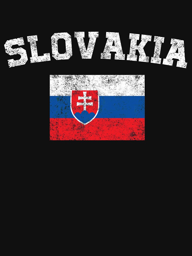 "Slovak Flag Shirt - Vintage Slovakia T-Shirt" T-shirt for Sale by ...