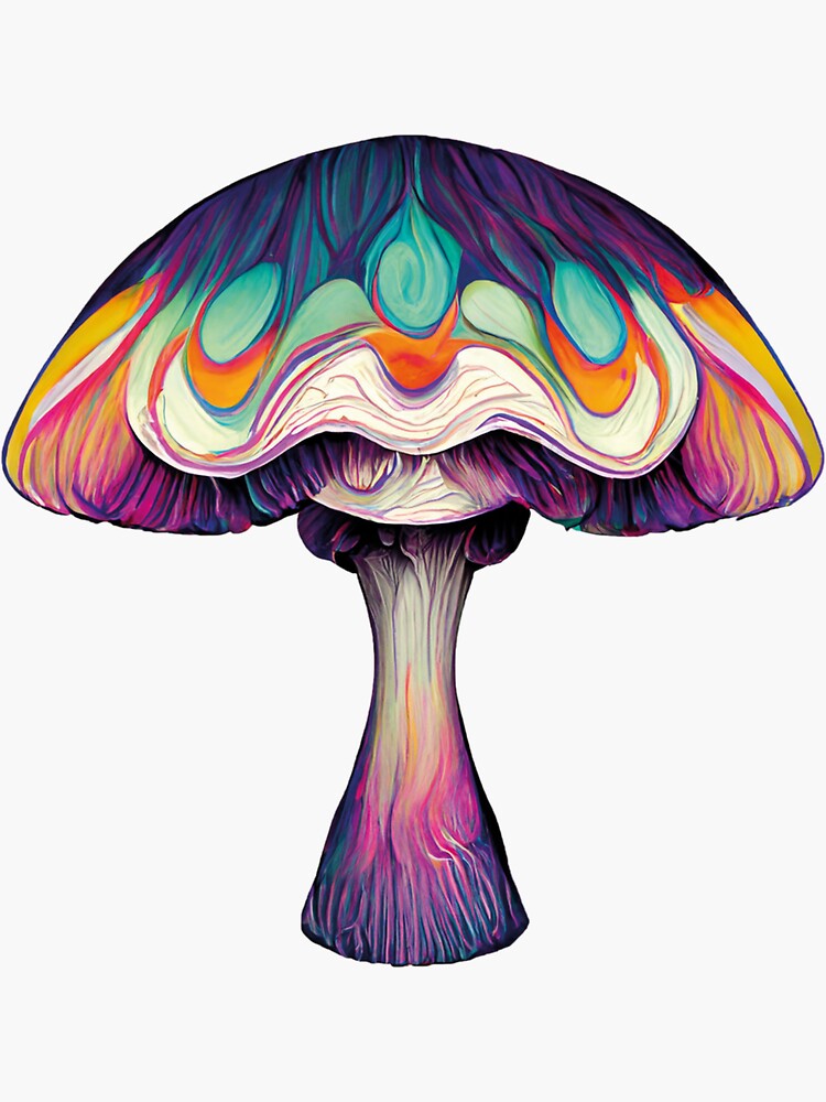"Alien mushroom specimen #6" Sticker for Sale by utaalexander | Redbubble
