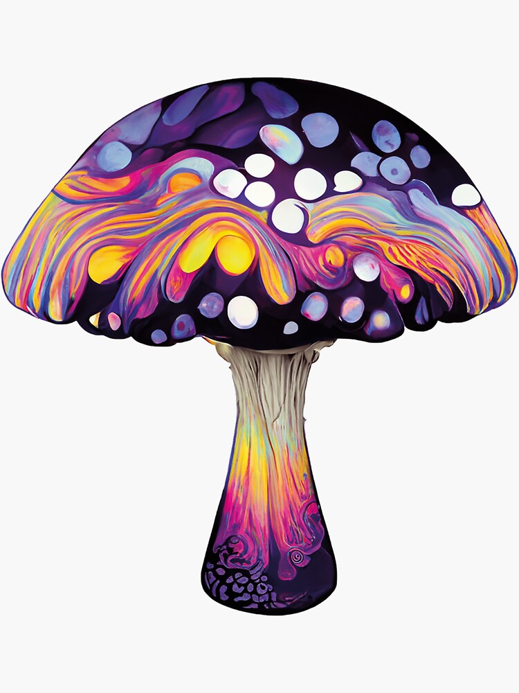 "Alien mushroom specimen #7" Sticker for Sale by utaalexander | Redbubble