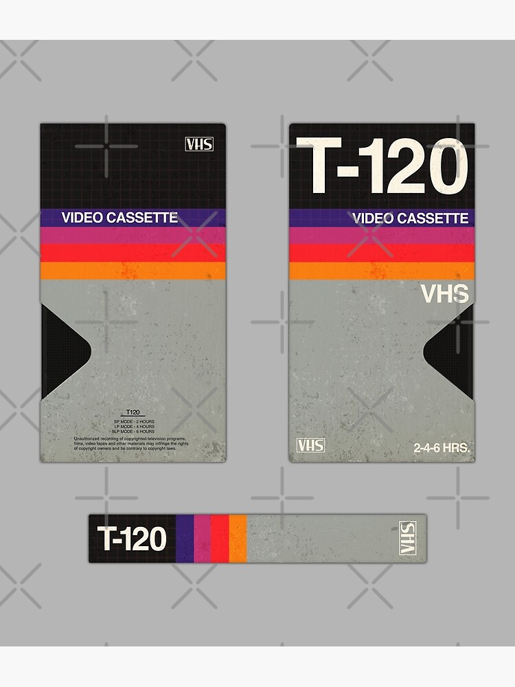 "Throwback Retro Vintage 70s 80s Popular VHS Package Case Cover Design ...