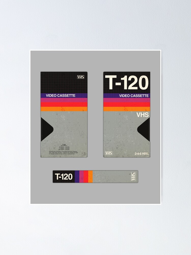 "Throwback Retro Vintage 70s 80s Popular VHS Package Case Cover Design ...