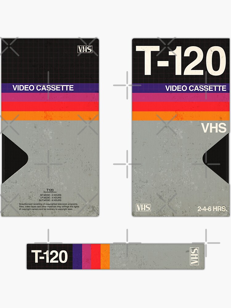 "Throwback Retro Vintage 70s 80s Popular VHS Package Case Cover Design ...
