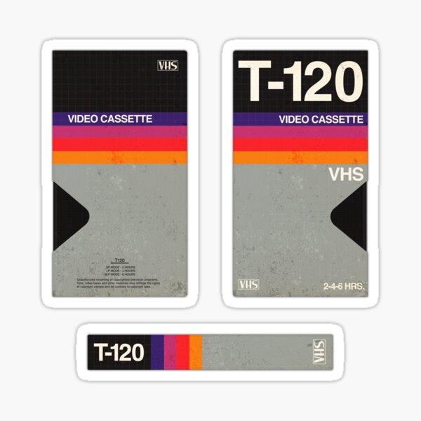 "Throwback Retro Vintage 70s 80s Popular VHS Package Case Cover Design ...