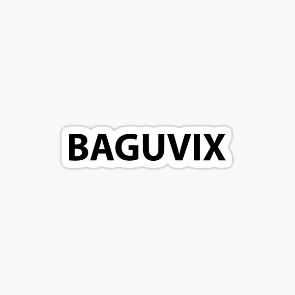 "baguvix" Sticker for Sale by rovii | Redbubble