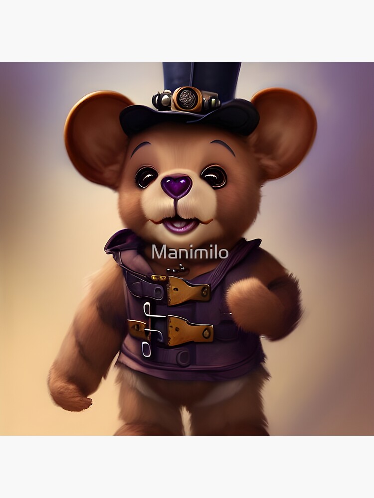 "Punk Bear" Sticker for Sale by Manimilo | Redbubble