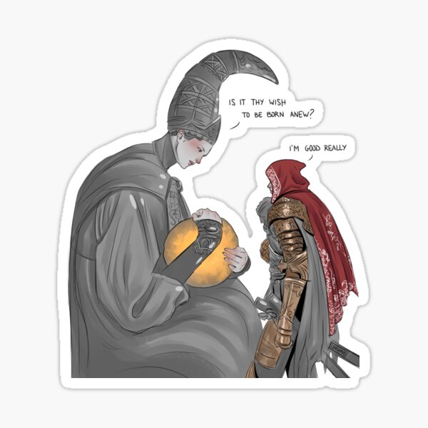 "Rennala" Sticker for Sale by Luxlupus | Redbubble