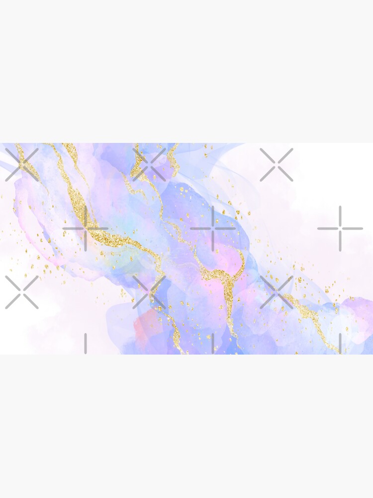 "Purple Gold Glitter Alcohol Ink Art" Sticker for Sale by Coralnes ...