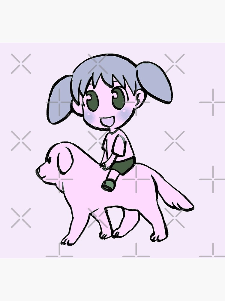 "I draw chiyo chan riding her white dog tadakichi-san / azumanga daioh ...
