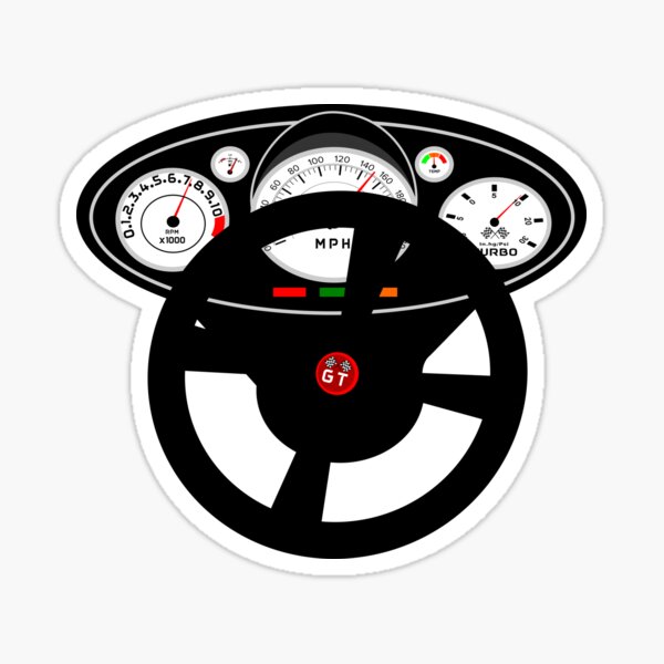 " GT,Car steering wheel, speedo,MPH,rev counter,turbo,car racing,the ...