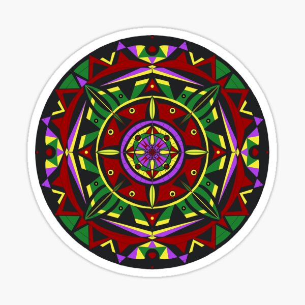 "Mandala Art" Sticker for Sale by Futomak | Redbubble