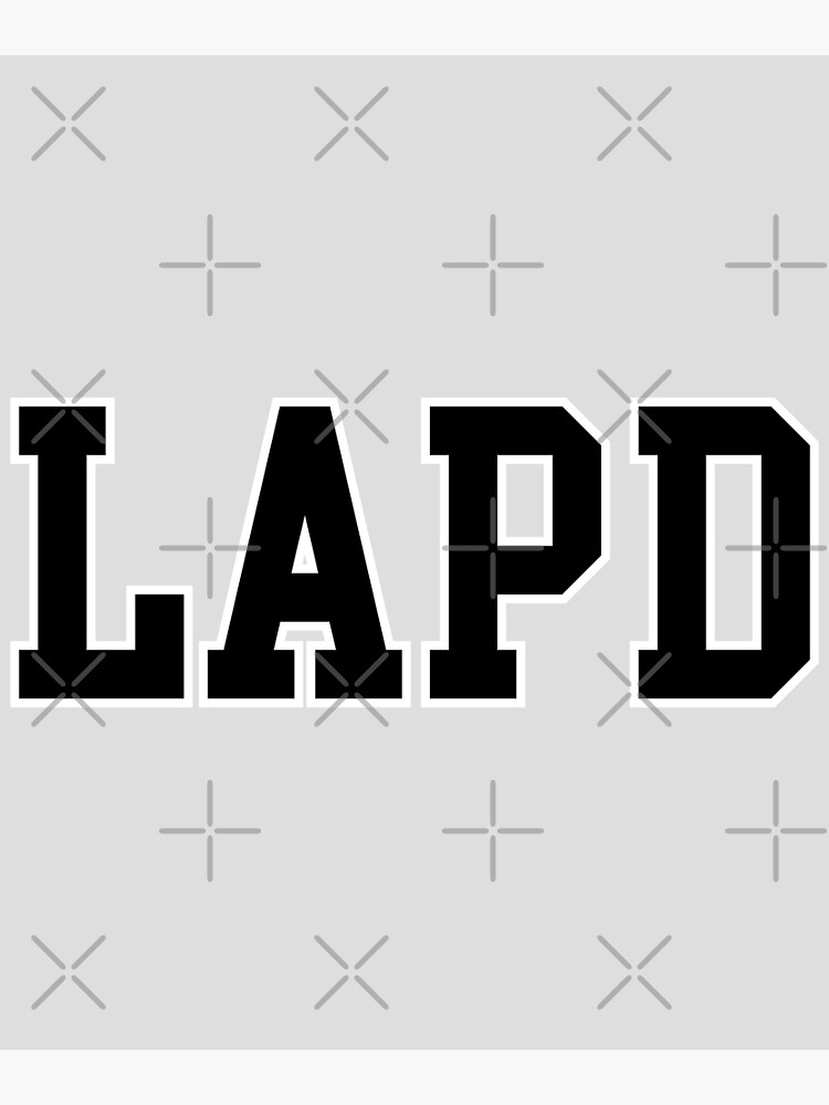 "LAPD" Poster for Sale by creativetshop | Redbubble
