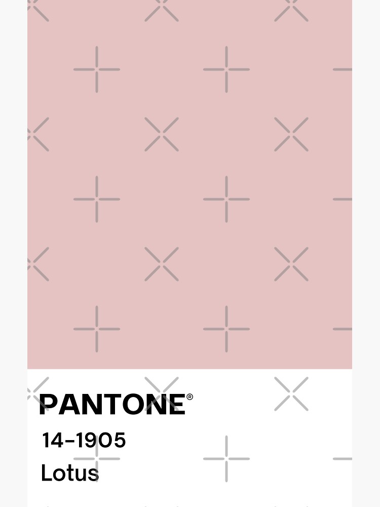 "Pantone-Lotus" Sticker for Sale by DesignNomadSE | Redbubble