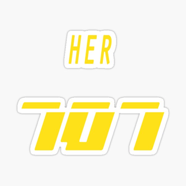 "Her 707" Sticker by RainbowTee | Redbubble