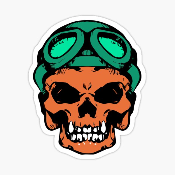 "Skull" Sticker for Sale by artsss | Redbubble