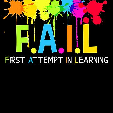 "Fail First Attempt In Learning Motivational Quote Back To School ...