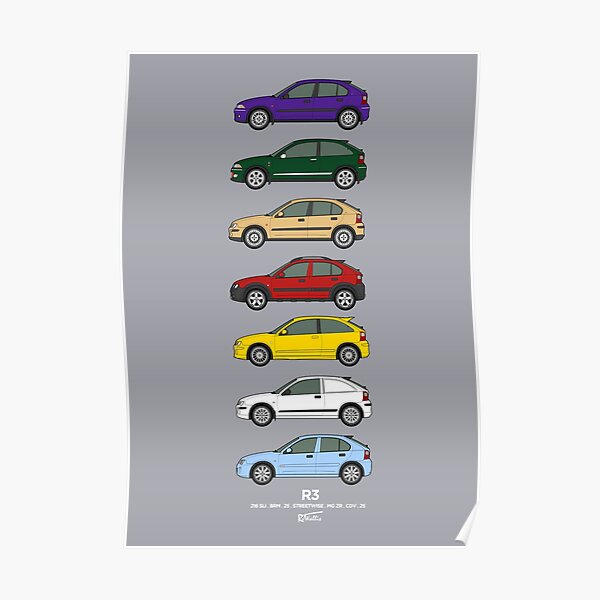 "Rover R3 200 / 25 Classic Car Collection" Poster for Sale by ...