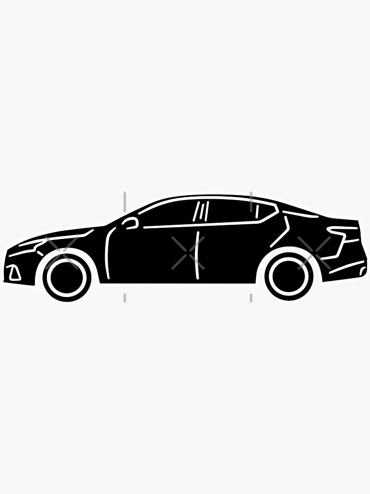 "Nissan Altima" Sticker for Sale by AutoClub | Redbubble