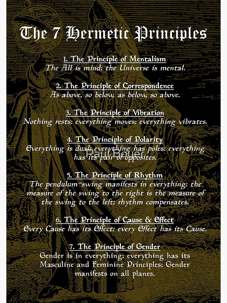 "The 7 Hermetic Principles - Greek and Egyptian Philosophy (Hermes ...