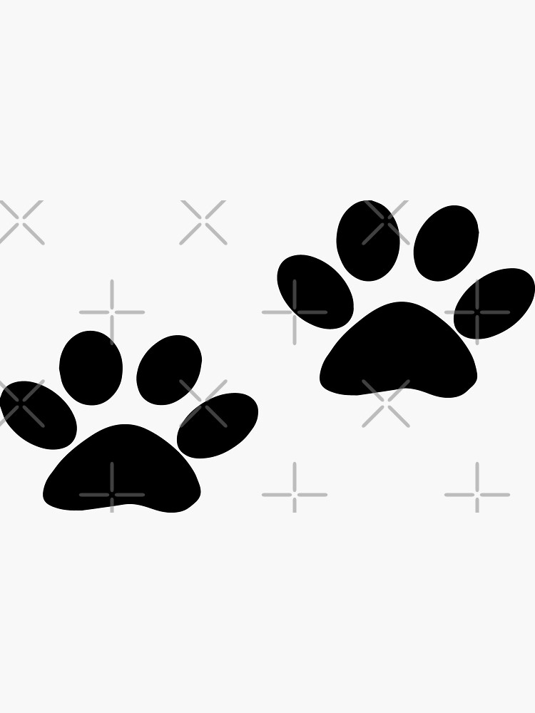 "Pet Paws " Sticker for Sale by Tonytops | Redbubble