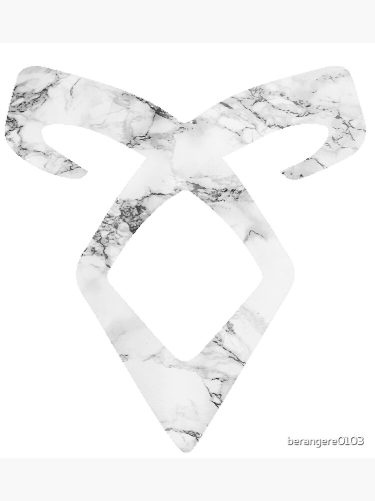 "Rune Shadowhunters Marbre" Poster by berangere0103 | Redbubble