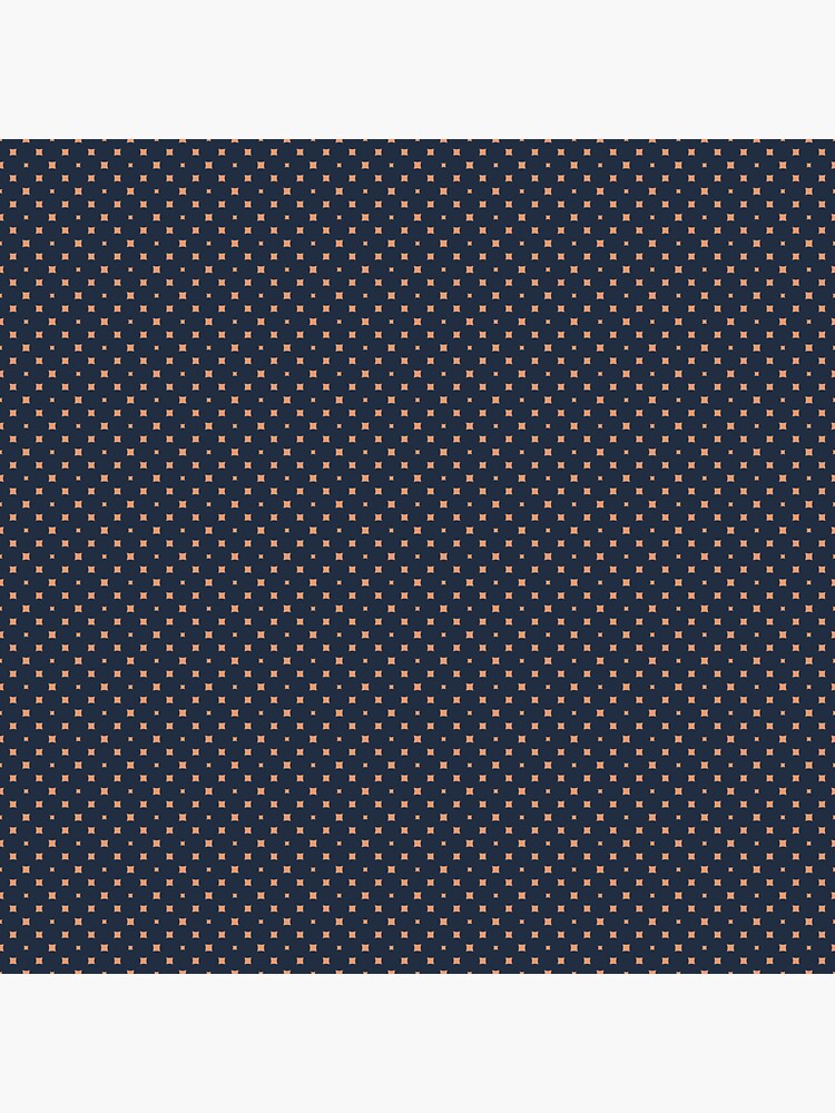 "Atomic Tangerine Geometric Diamond Pattern" Sticker for Sale by ...