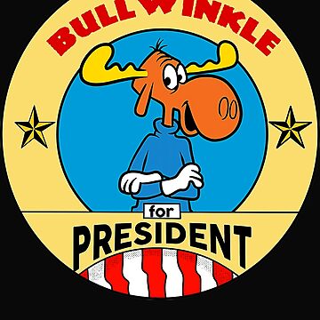 "Bullwinkle" Sticker for Sale by GertrudeSinger | Redbubble