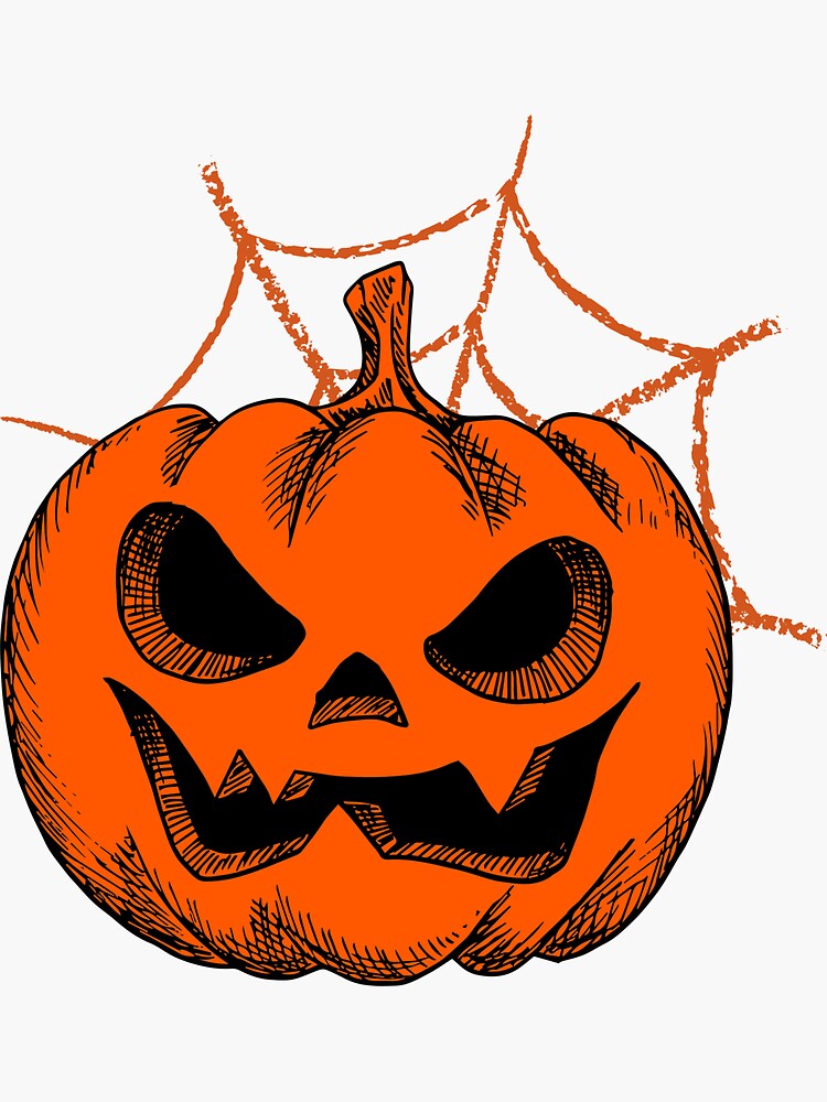 "bumpy pumpkin Sticker" Sticker for Sale by YouSsefHN05 | Redbubble