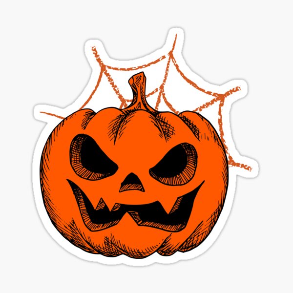 "bumpy pumpkin Sticker" Sticker for Sale by YouSsefHN05 | Redbubble
