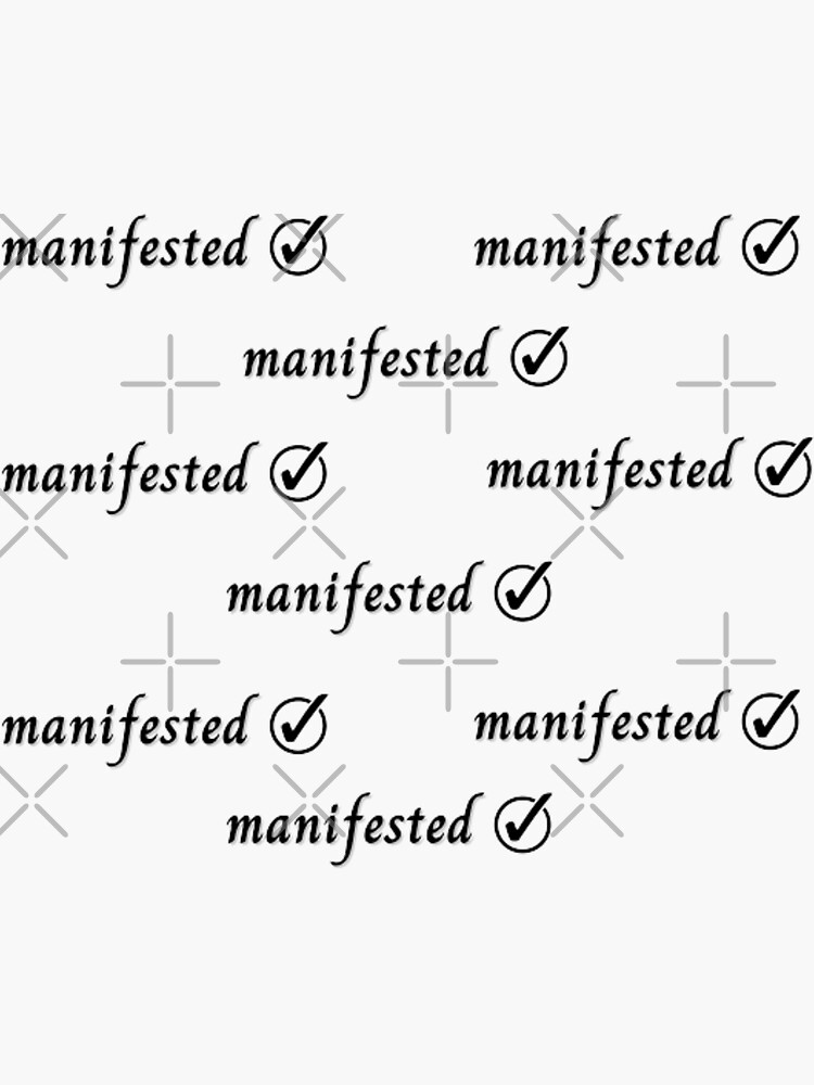 "Manifested Sticker Pack (please get large for best quality)" Sticker ...