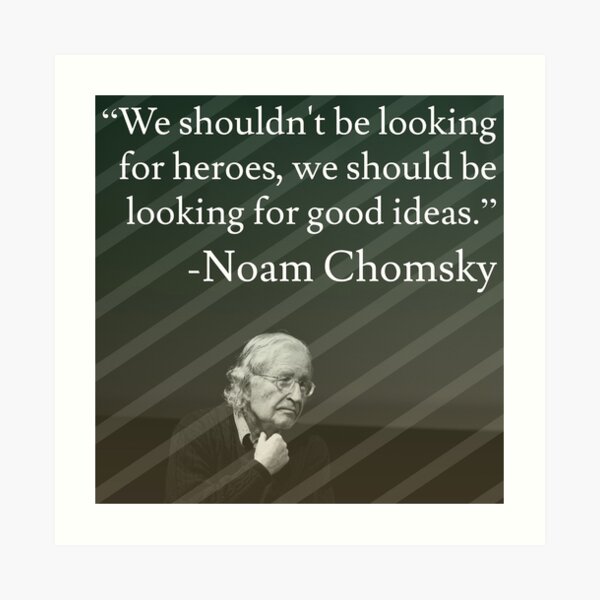 Noam Chomsky Art Prints | Redbubble