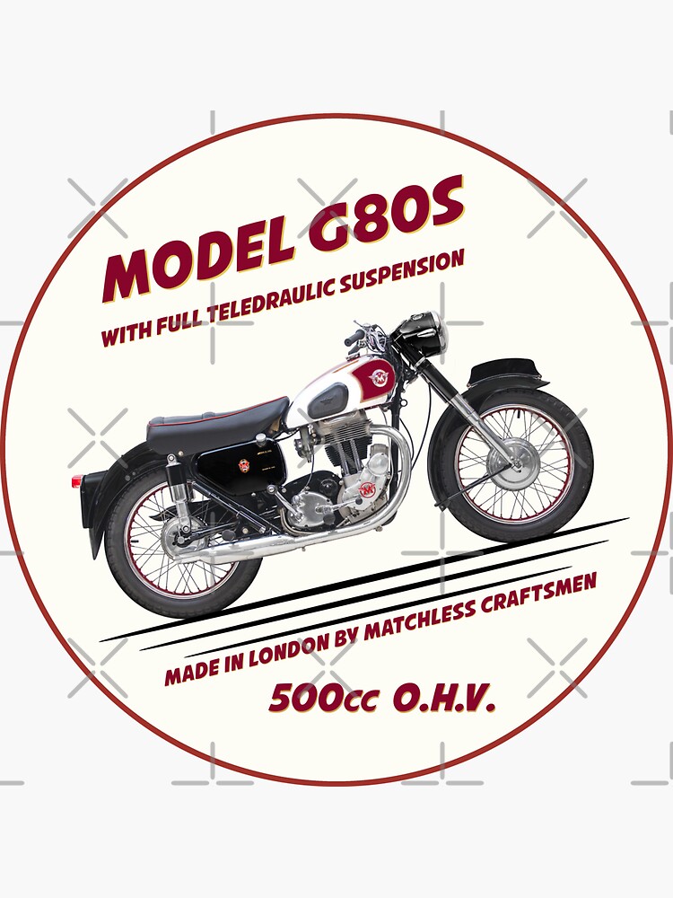 "The Matchless G80S" Sticker for Sale by rogue-design | Redbubble