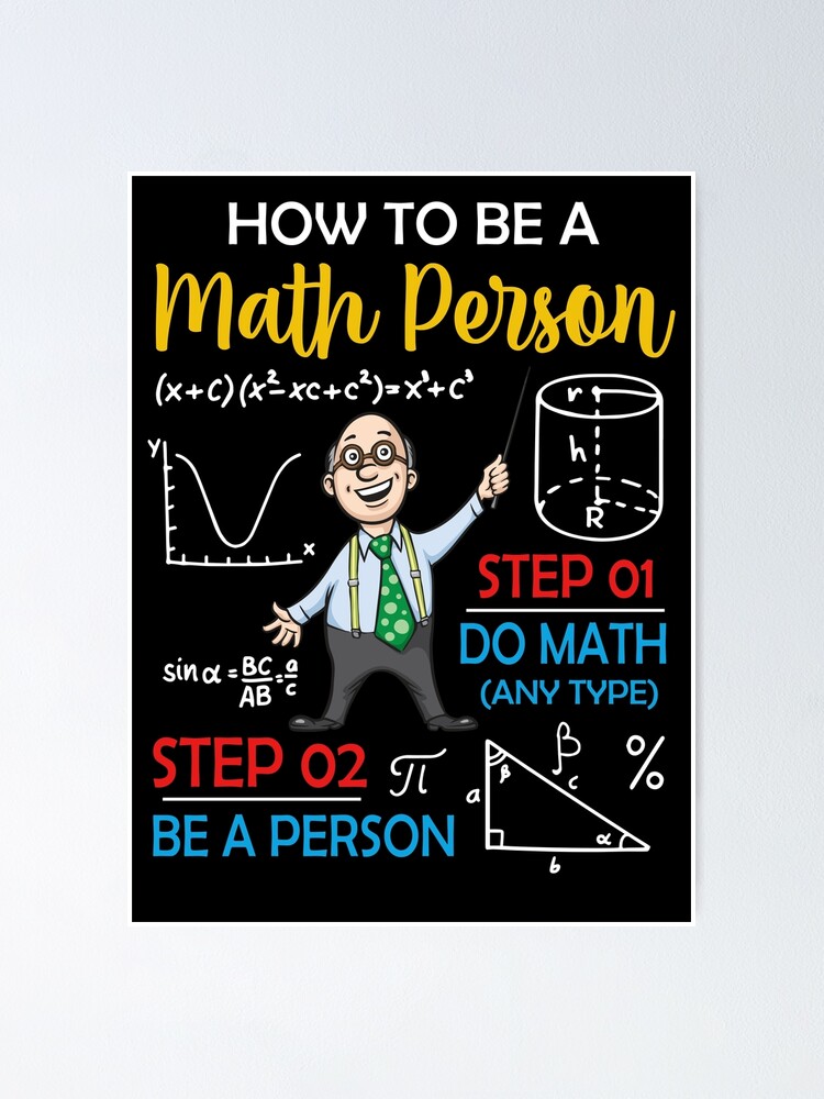Póster «Cómo ser una persona matemática es hacer matemáticas y ser una ...